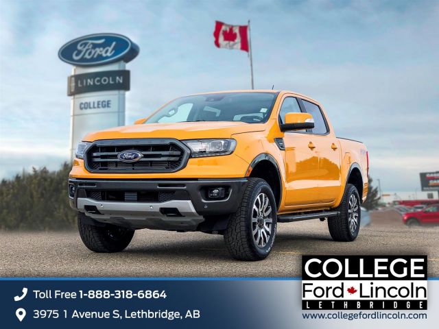 2021 Ford Ranger Lariat Cyber Orange, 2.3L EcoBoost® Engine with Auto ...